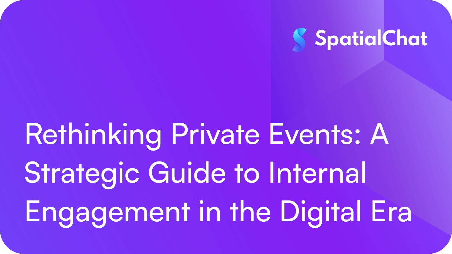 Rethinking Private Events: A Strategic Guide to Internal Engagement in ...